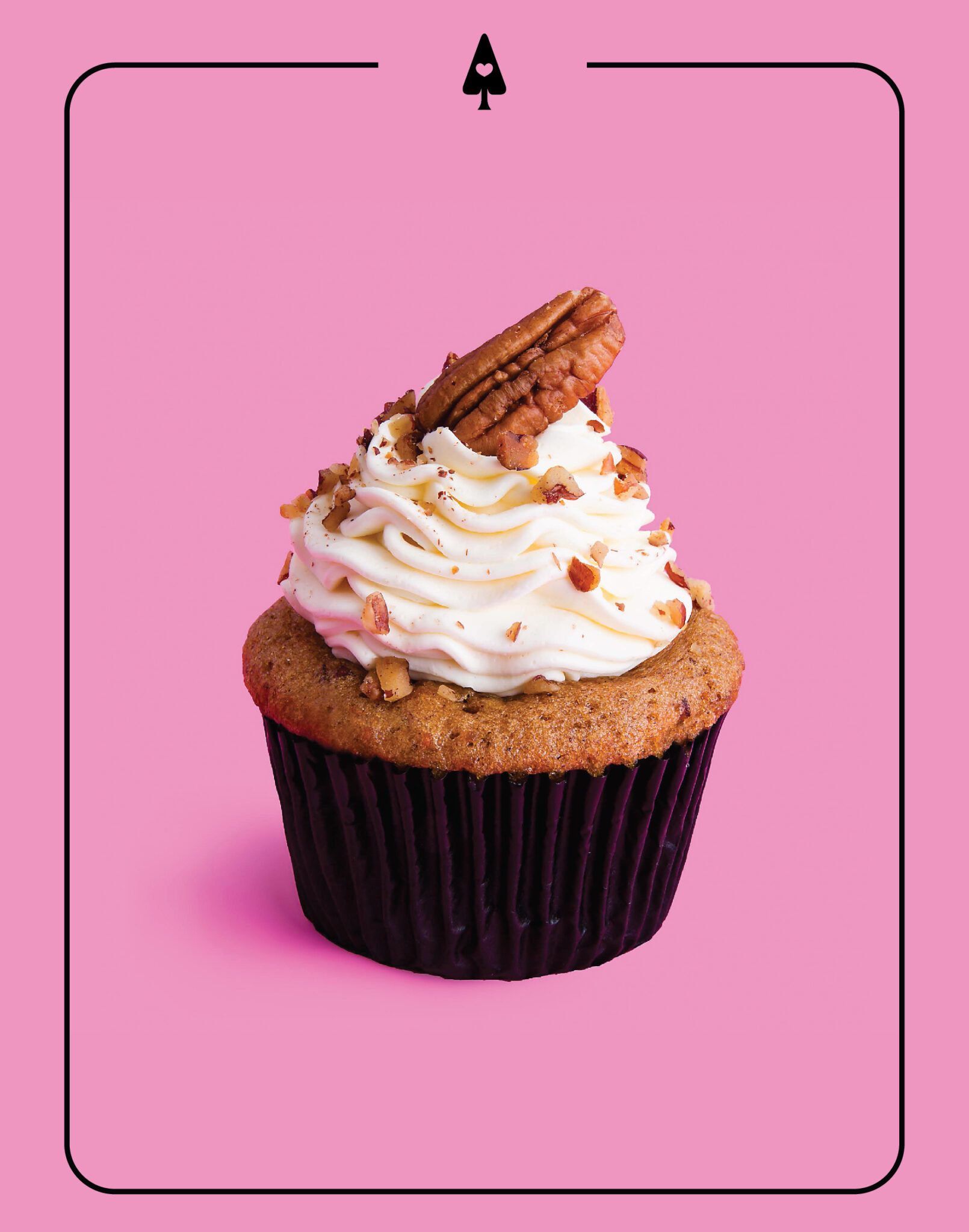 Carrot & Pecan Cupcake | Cake Spade