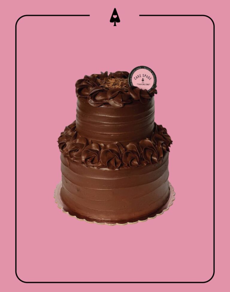 2 Tier Chocolate Blackout Cake | Cake Spade