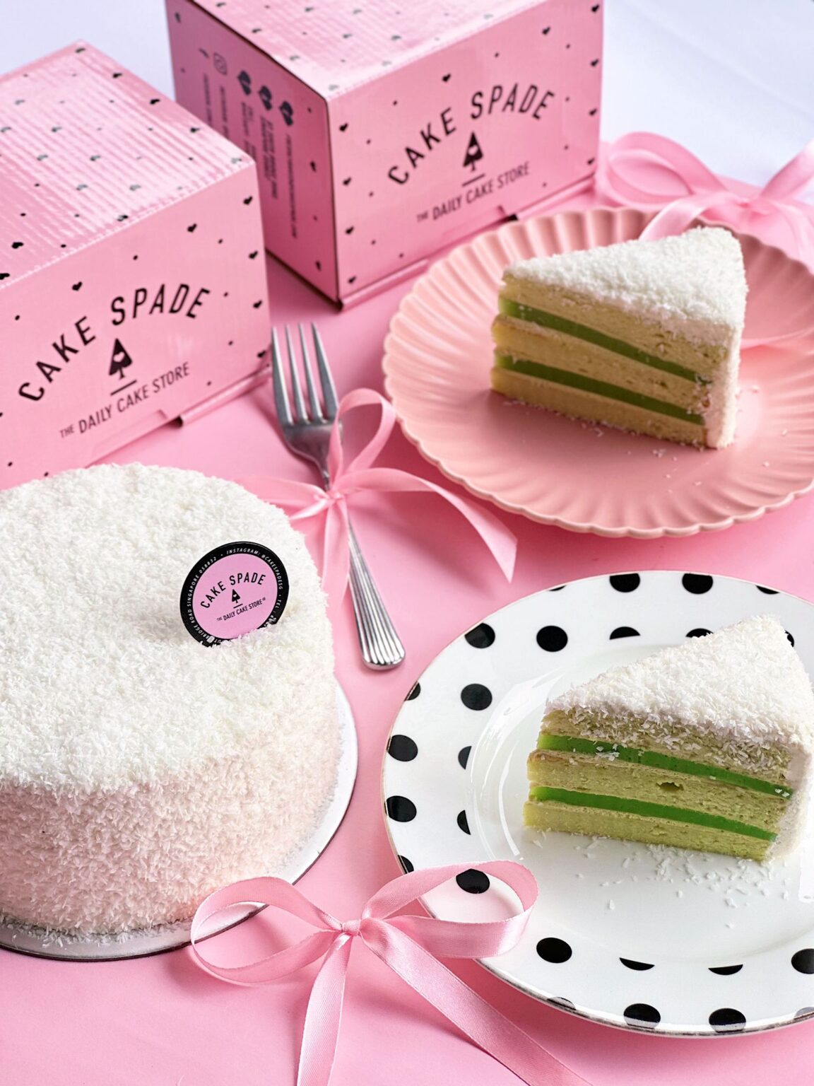 Kaya Pandan Layer Cake | Cake Spade